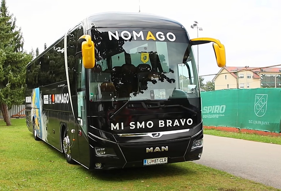 VIDEO: Nogometaši NK Bravo imajo nov MAN avtobus | Transport in logistika