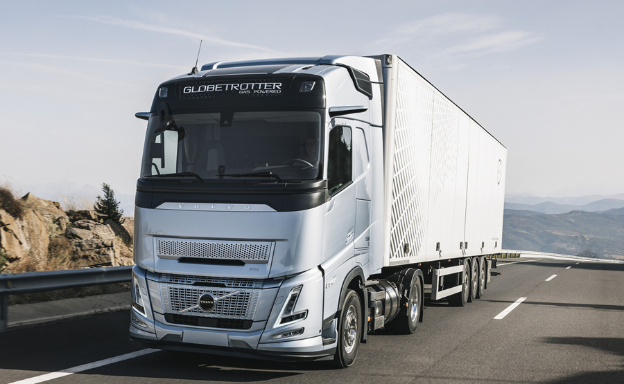 Volvo dobavil že osem tisoč tovornjakov na plin | Transport in logistika