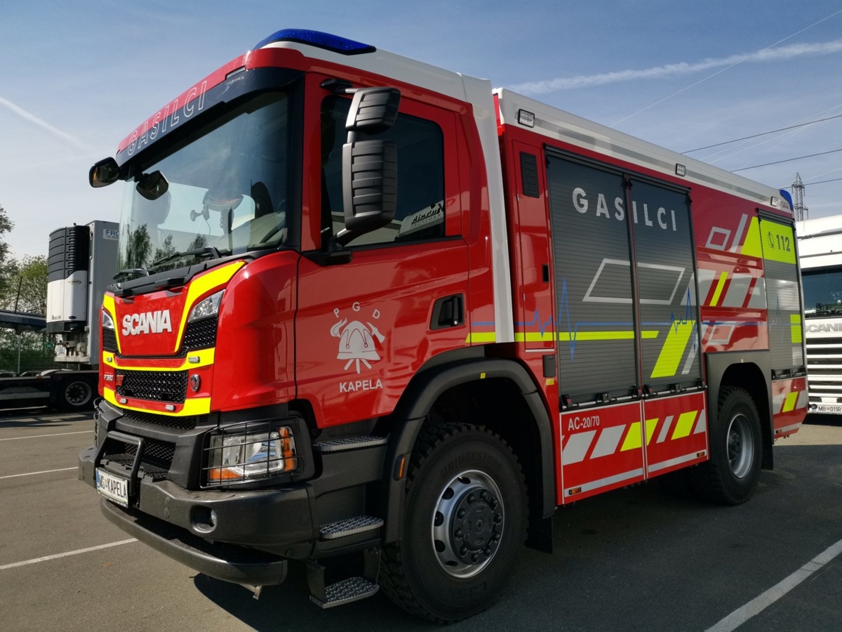 Prvo gasilsko vozilo Scania nove generacije v Sloveniji | Transport in ...