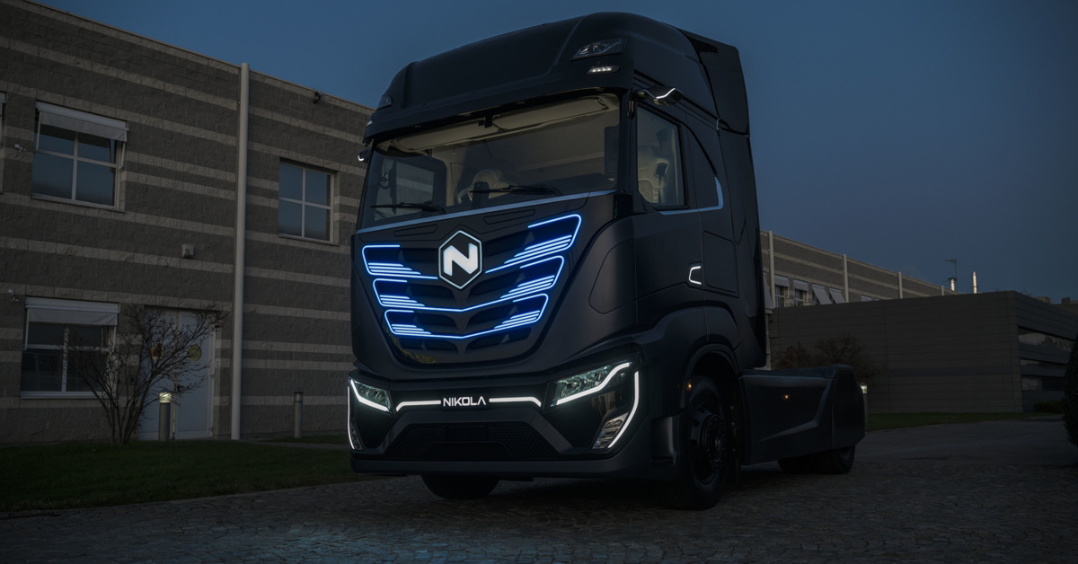 Predstavitev električnega Nikola TRE | Transport in logistika
