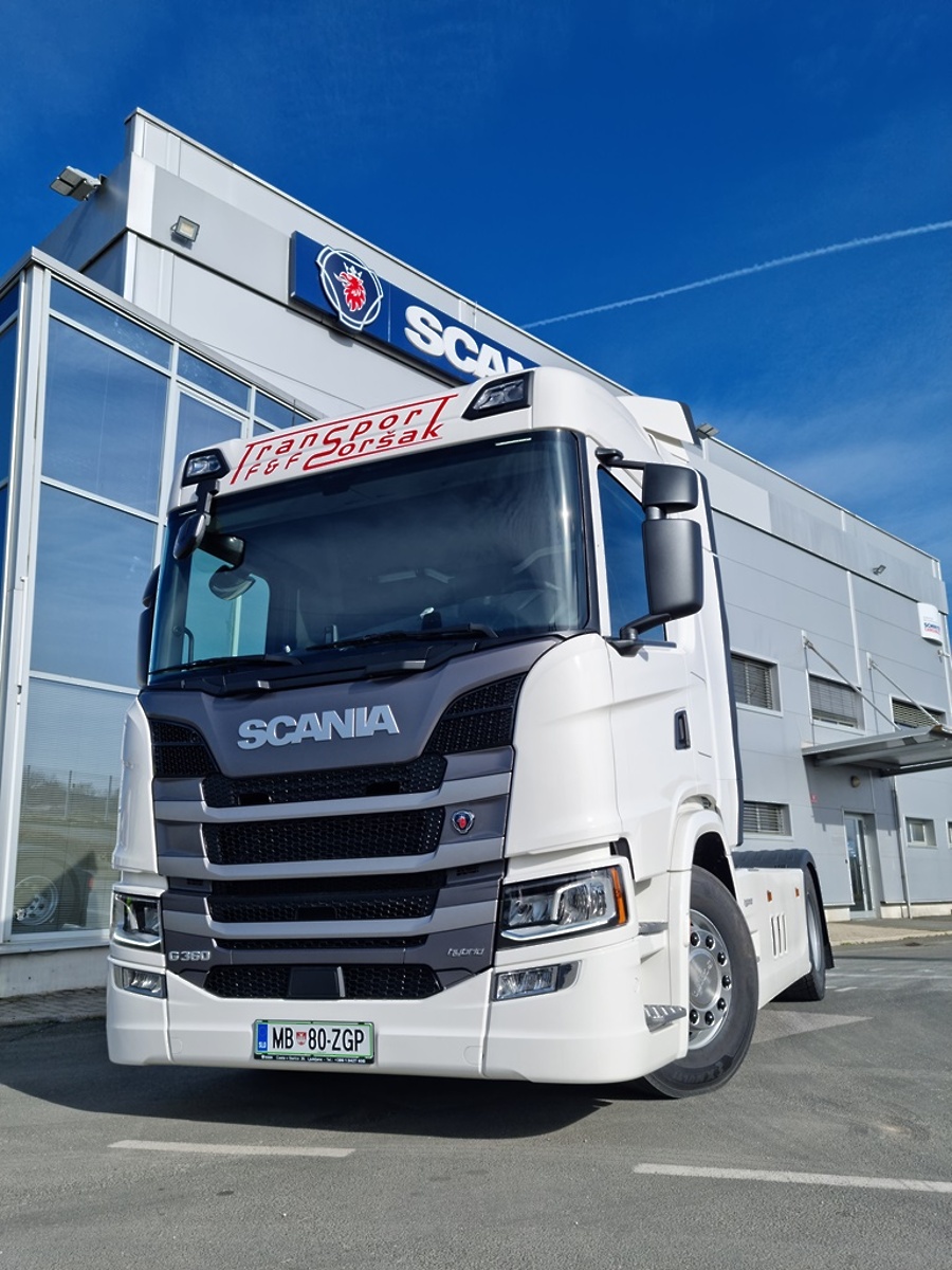 VIDEO: Prvi Scania hibrid v Sloveniji | Transport in logistika