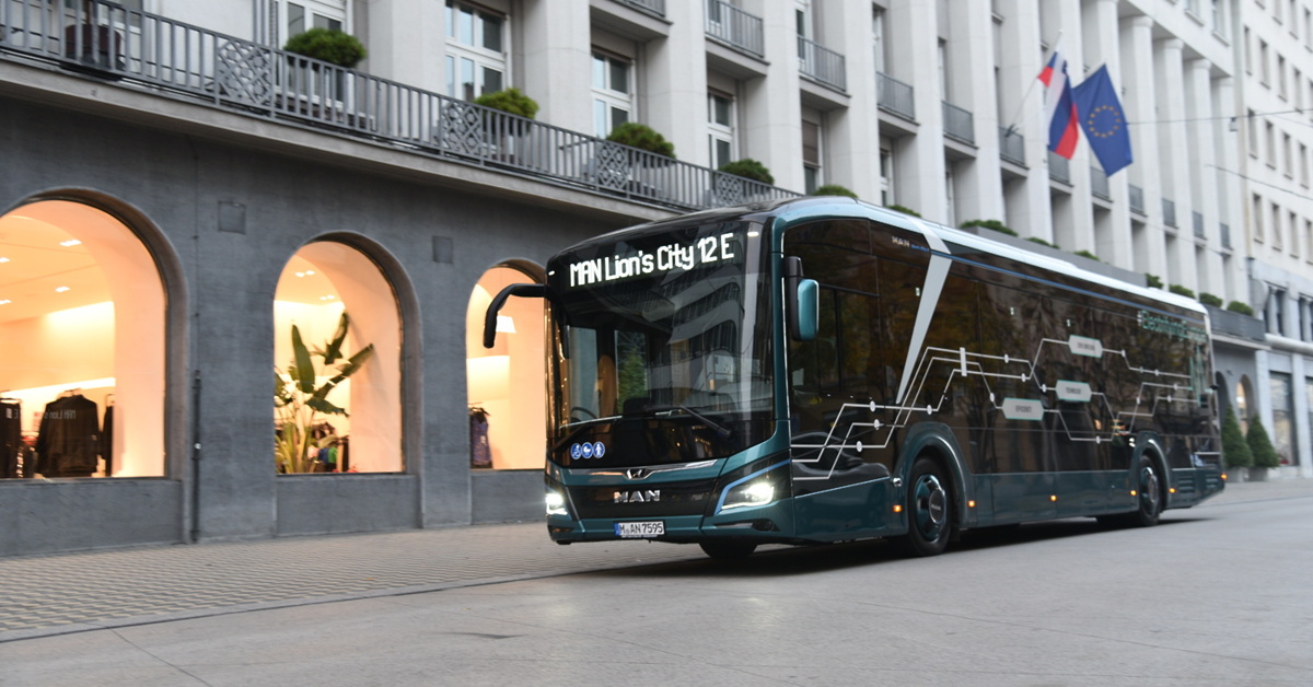 Avtobus leta je MAN Lion's City E | Transport in logistika