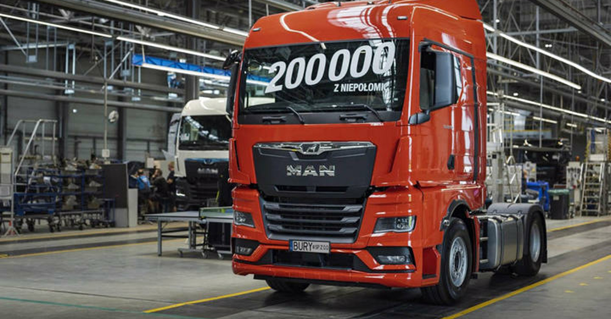 200.000 MAN-ov iz tovarne na Poljskem | Transport in logistika