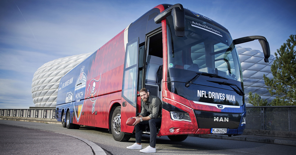 Avtobusi za ligo NFL | Transport in logistika