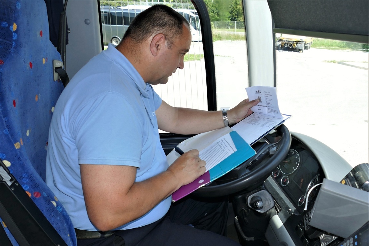 V avtobusu sem jaz šef / Martin Skušek | Transport in logistika