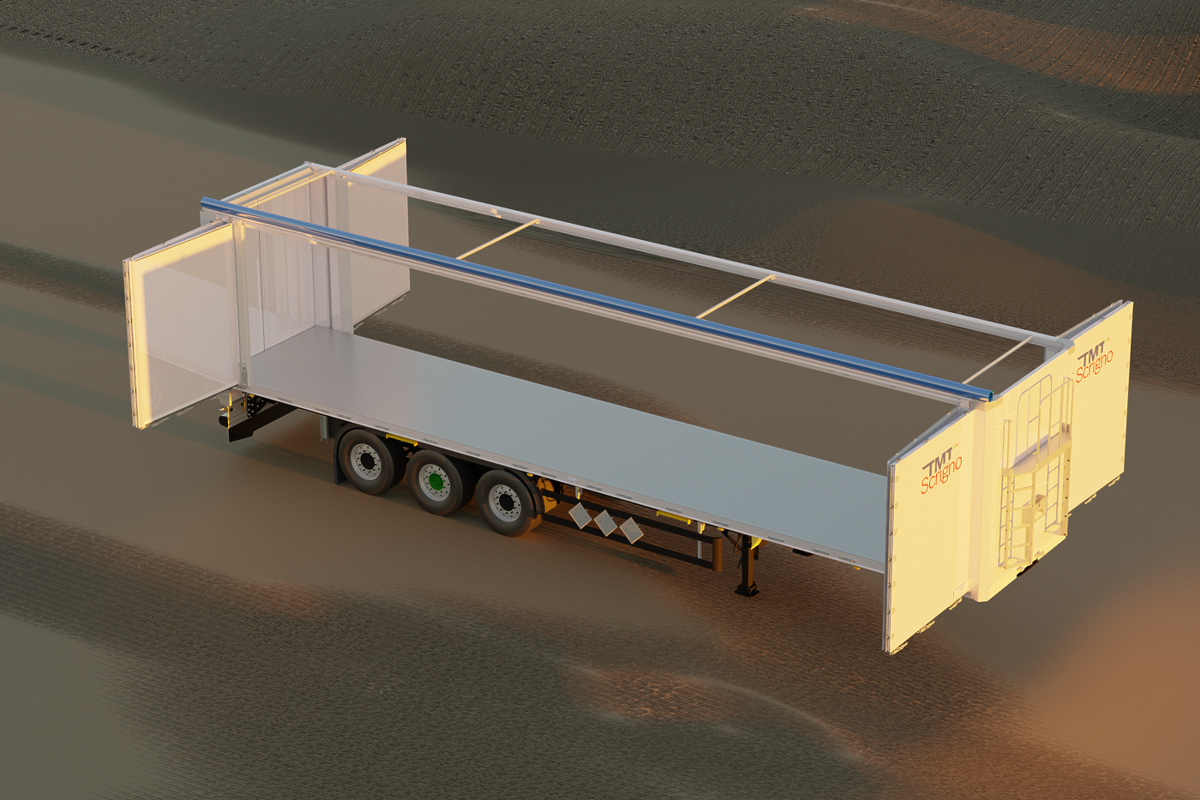 TMT razvil inovativno prikolico s pomičnim podom | Transport in logistika