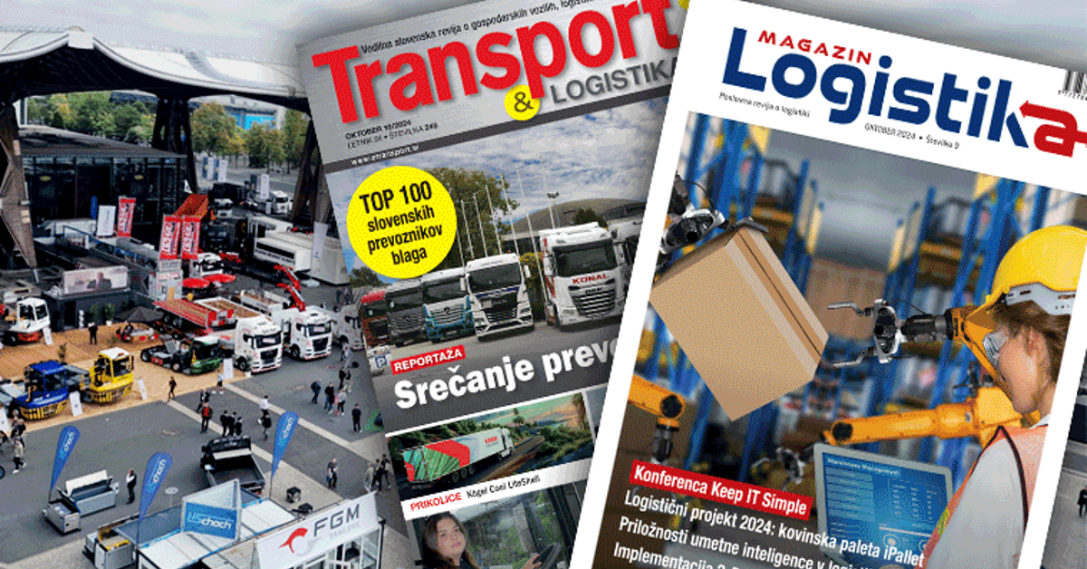 Izšla je oktobrska številka revije s prilogo | Transport in logistika