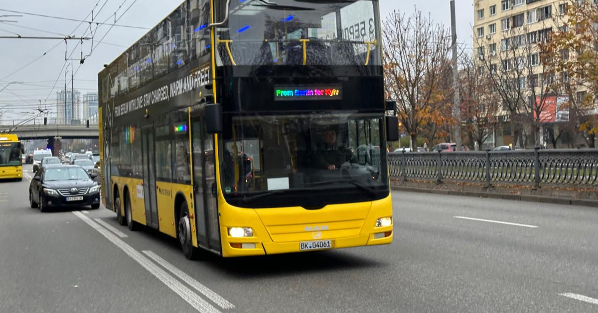Berlinski dvonadstropni avtobus za Kijev | Transport in logistika