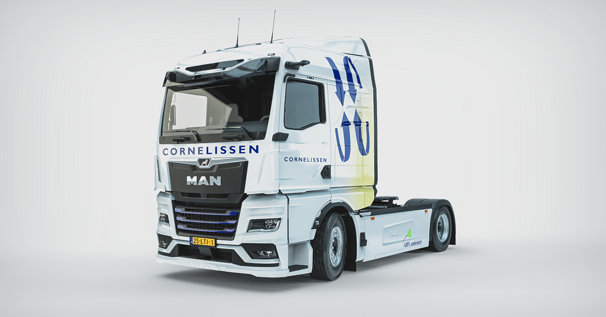 Cornelissen naročil 27 električnih MAN-ov | Transport in logistika