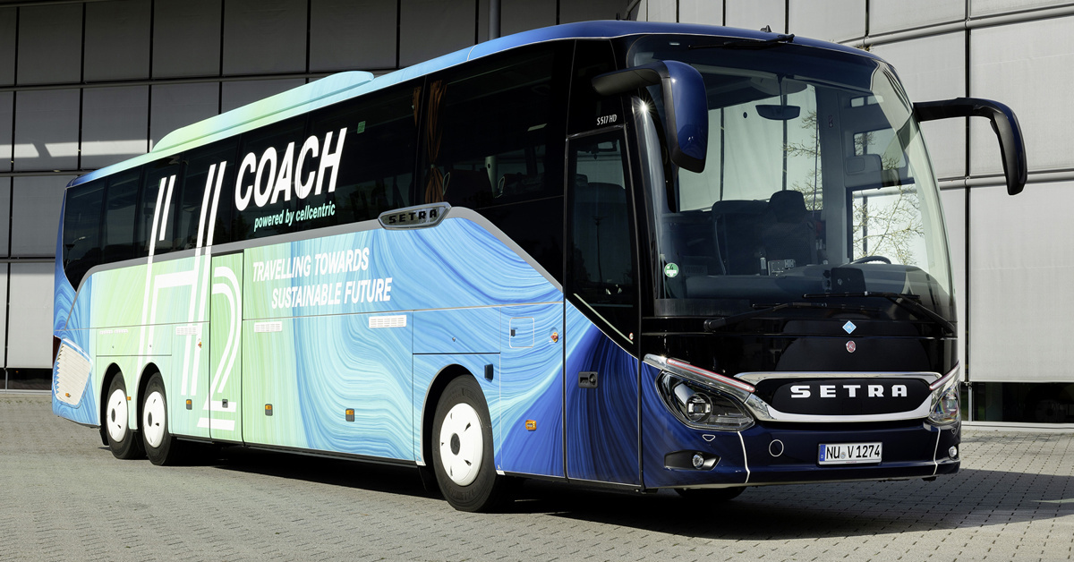 Setra na vodik | Transport in logistika