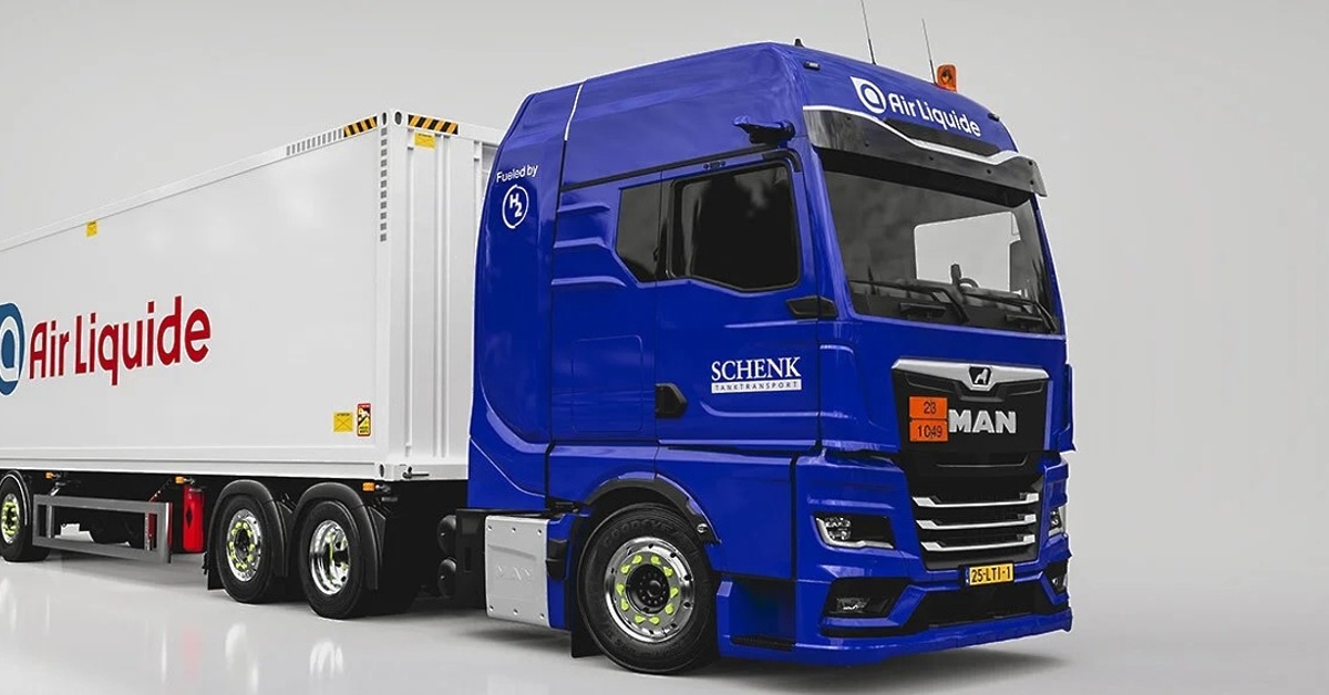 Dostava vodika s tovornjaki na vodik | Transport in logistika